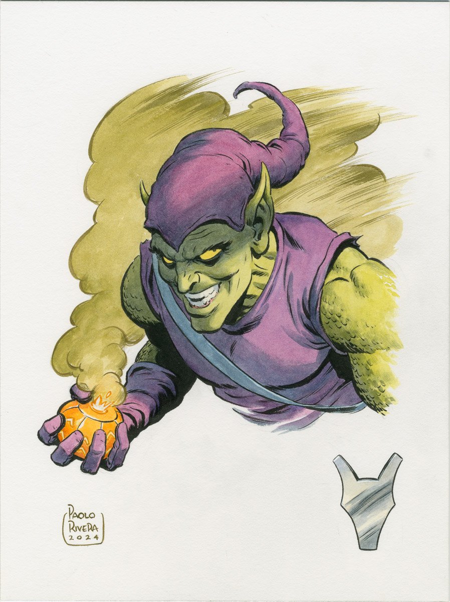 Splash Page Comic Art