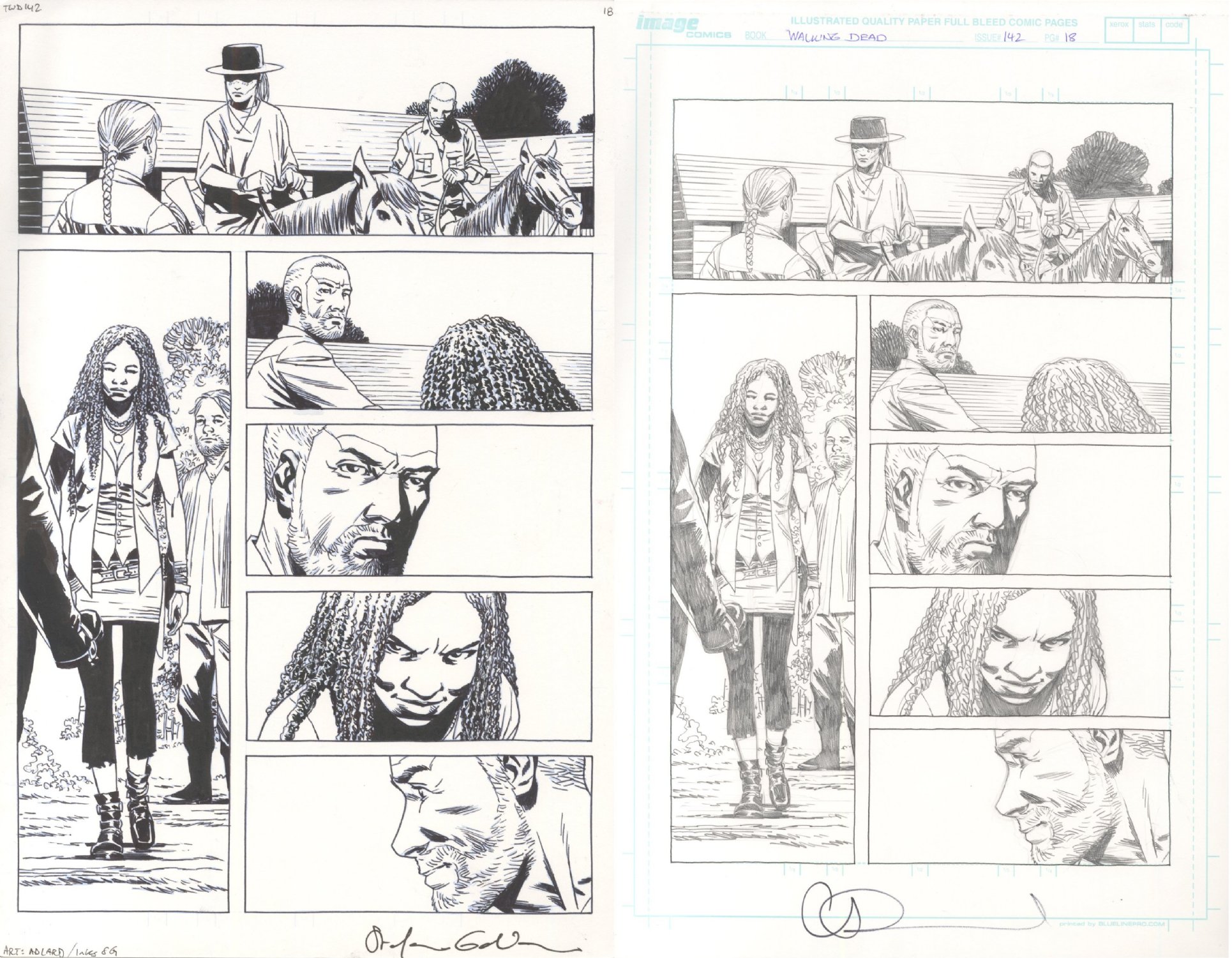 Splash Page Comic Art