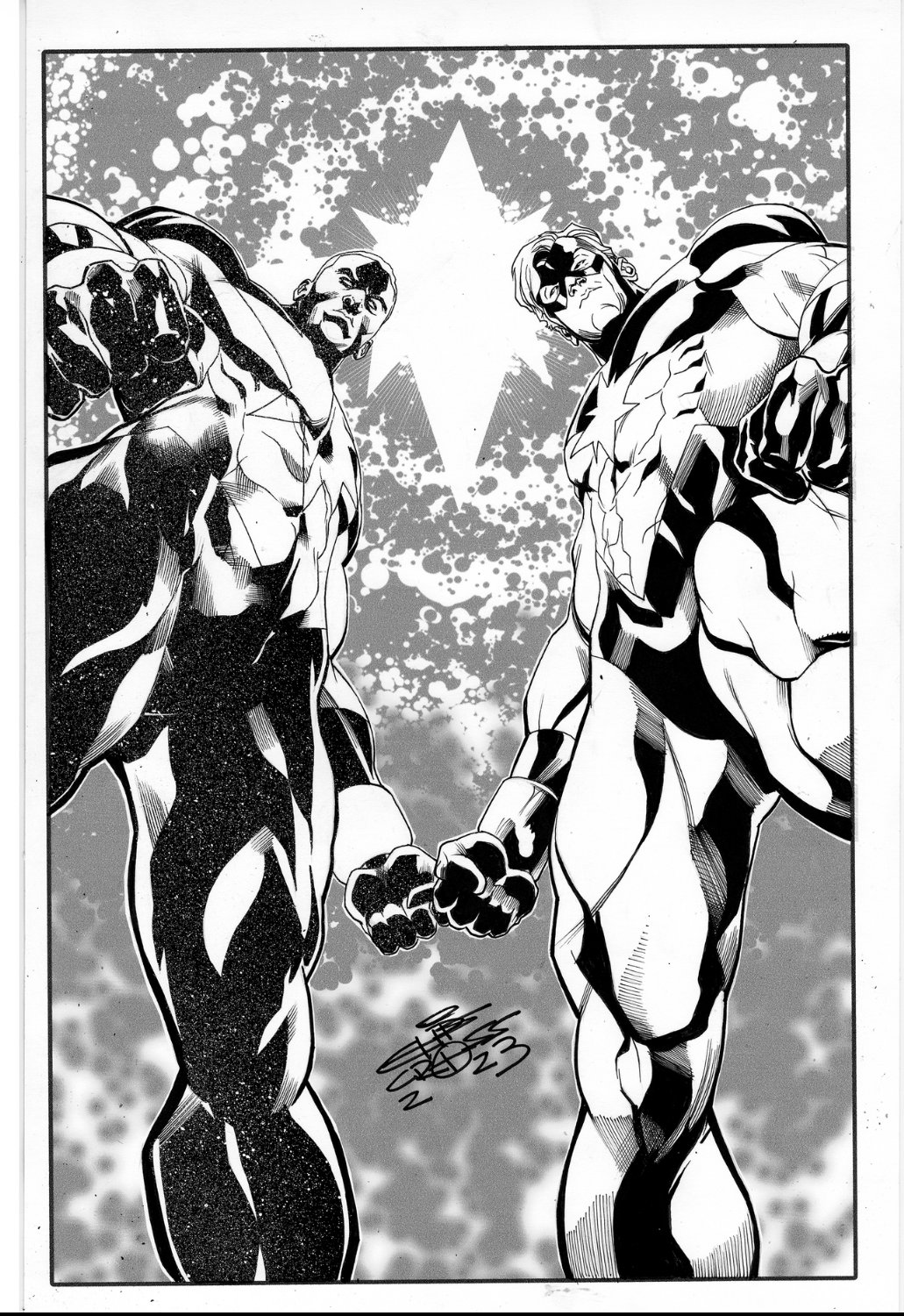 Splash Page Comic Art