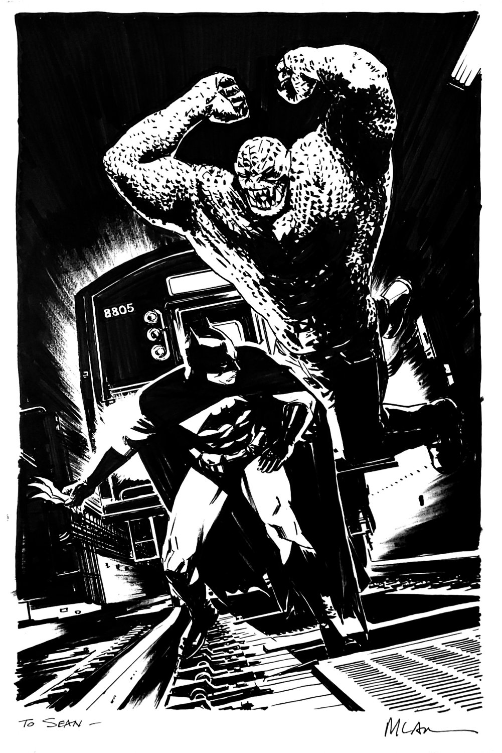 Splash Page Comic Art