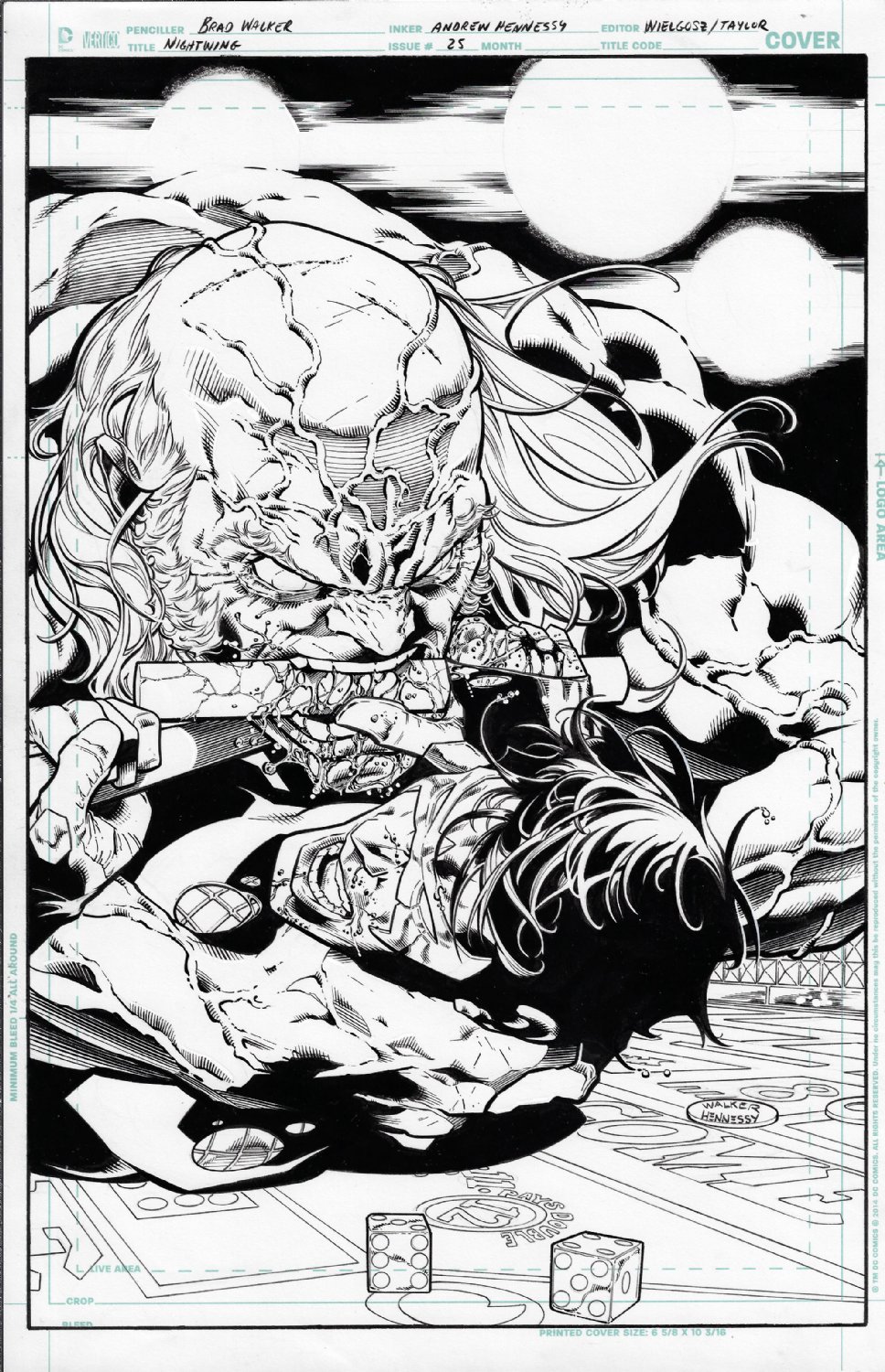 Splash Page Comic Art