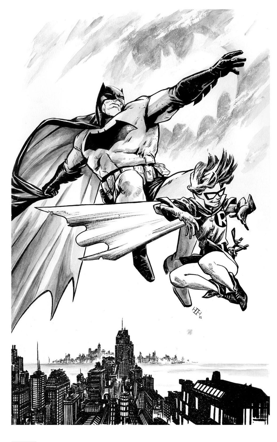 Splash Page Comic Art