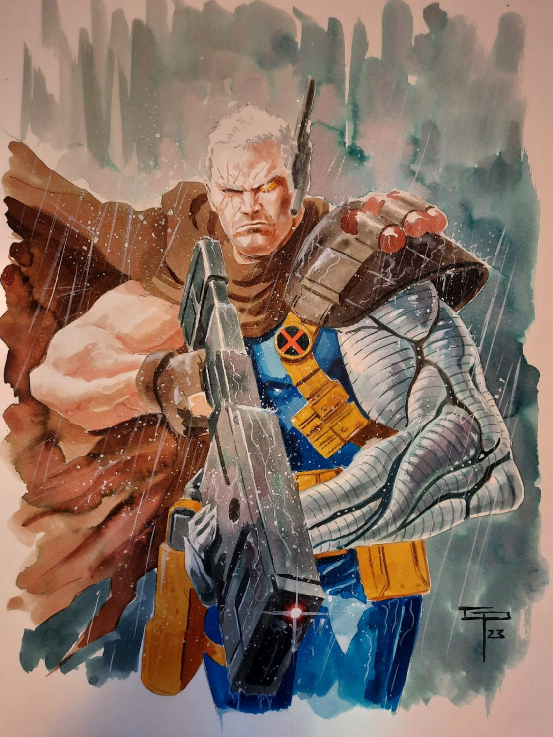 Splash Page Comic Art