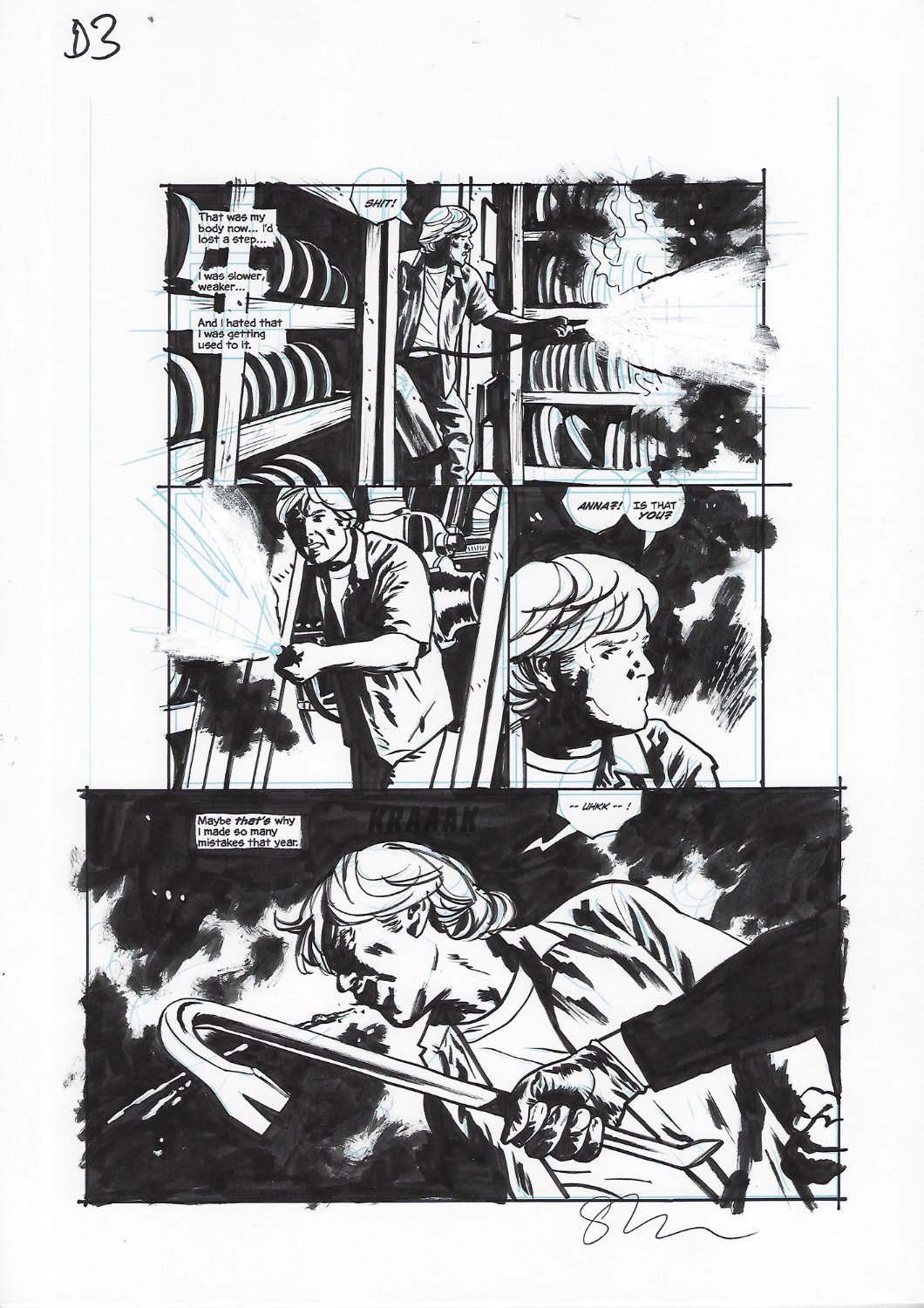 Splash Page Comic Art